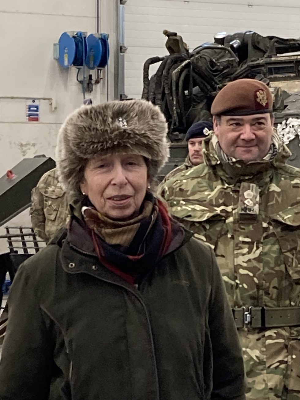 The Princess Royal Visits the KRH Battlegroup | Estonia